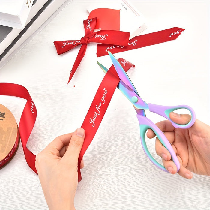 3pcs Colorful Craft Scissors Set - Sharp Titanium Blades with Soft Rub ...