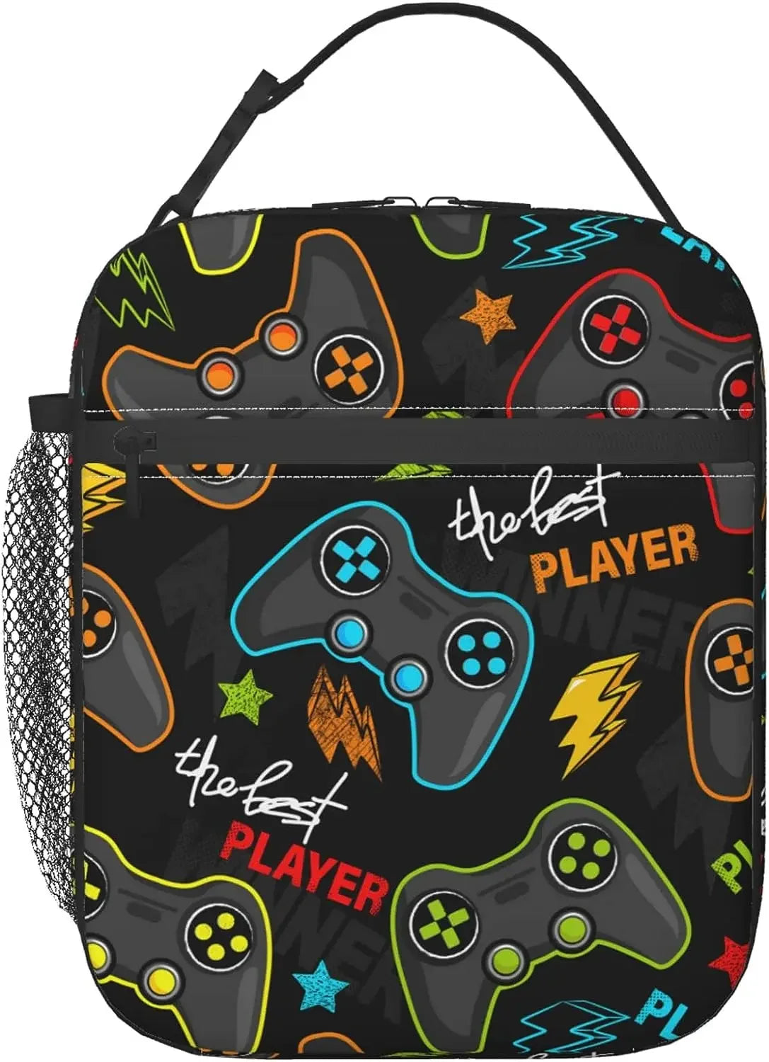 Reusable Insulated Lunch Bag with Video Game Controller Design — EQ ...
